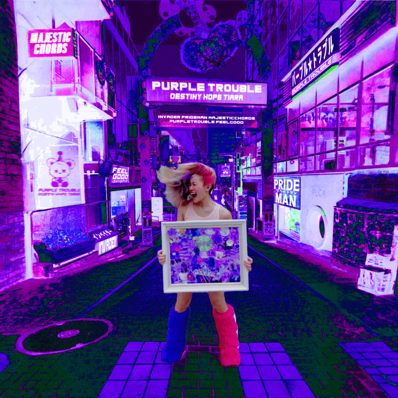 Destiny Hope Tiara、パワフルなメッセージ込めた1stミニアルバム『PURPLE TROUBLE』リリース ｜THE MAGAZINE